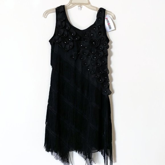 Pretty Guide | Dresses | 2s Style Beaded Dress With Fringe | Poshmark